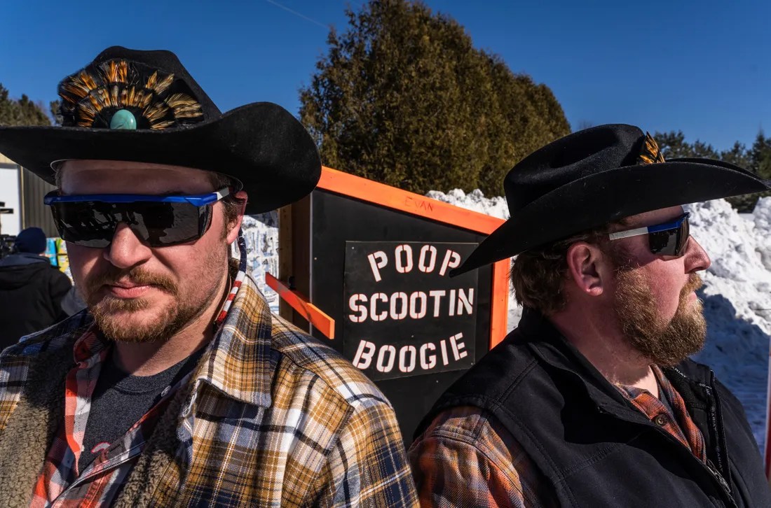 Race to the Outhouse – CHARLEY WAFFLE